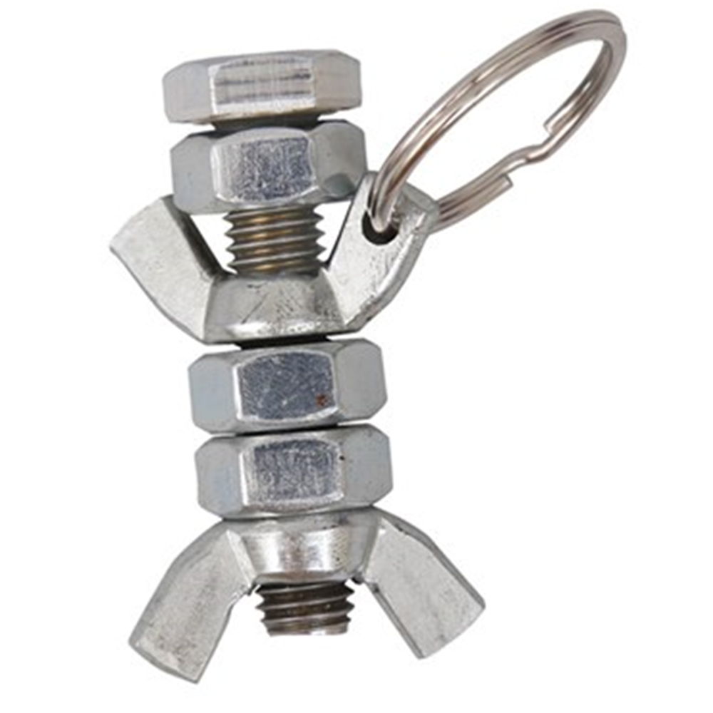 Art & Craft - CleverPatch Bolt Keyring CleverKit - Stuart and Dunn ...