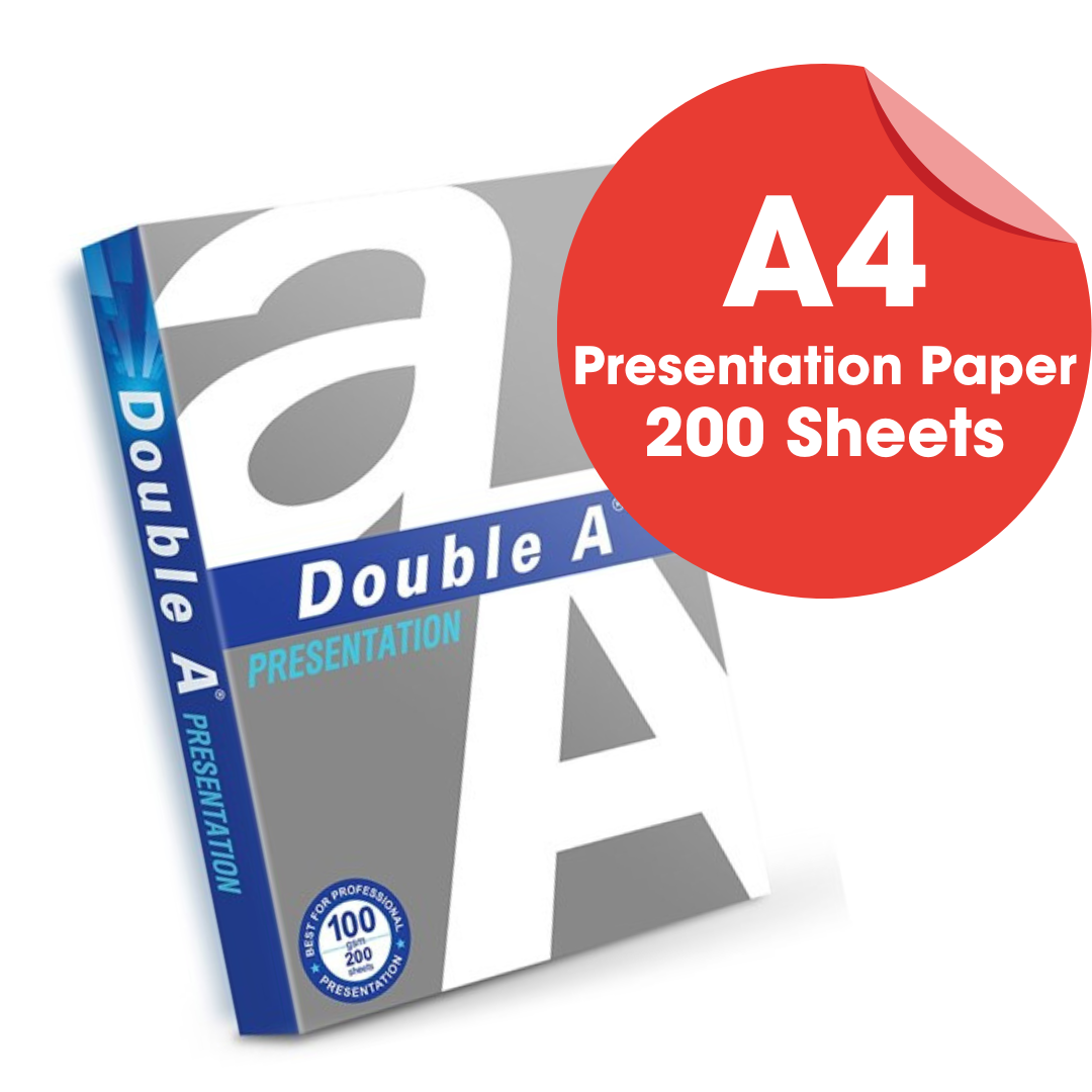 Paper - Double A Copy Paper A4 100gsm White Ream of 200 - Stuart and ...