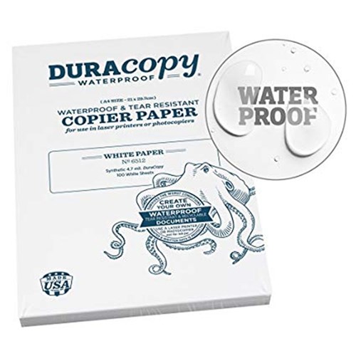 Paper - Duracopy Waterproof Paper A4 Waterproof & Tear Resistant ...