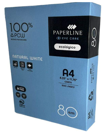 Paper - Paperline 100% Recycled A4 Copy Paper 80gsm Ream of 500 ...