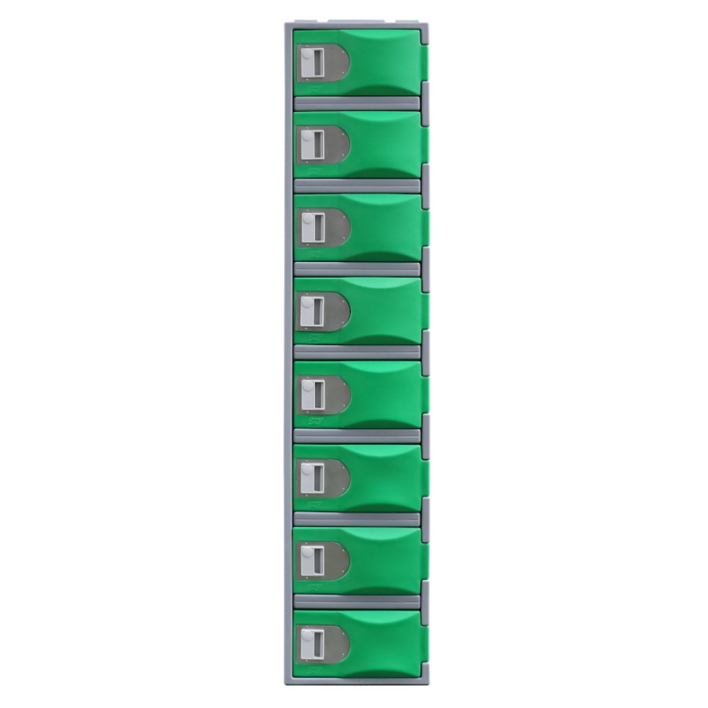 Storage - Steelco Heavy Duty Plastic Locker 8 Door 385W x 500D x ...