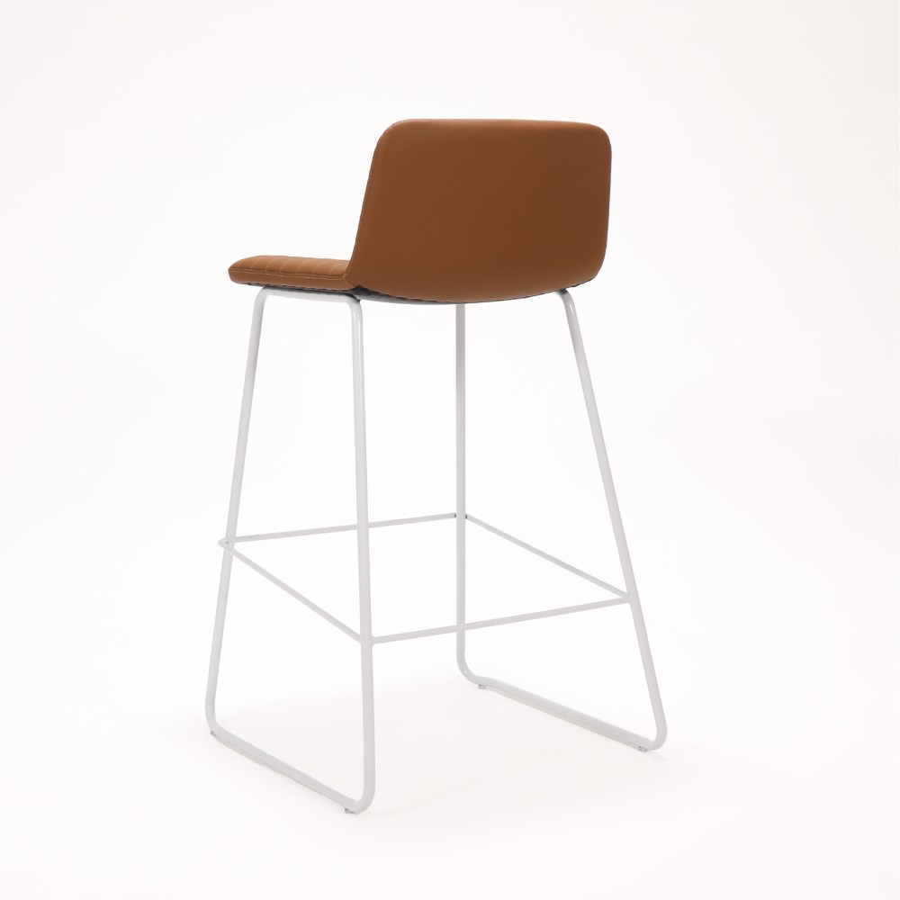 Chairs & Accessories - Rapidline Pixel Bar Stool 630mmH White Frame And ...
