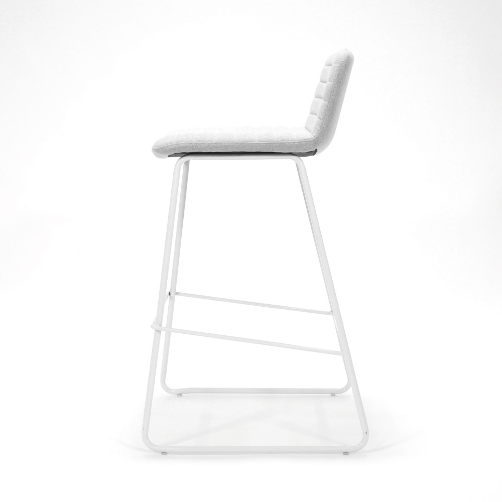 Chairs & Accessories - Rapidline Pixel Bar Stool 630mmH White Frame And ...