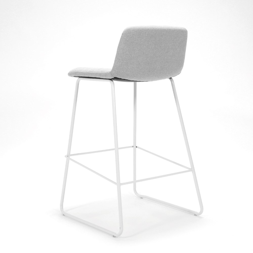 Chairs & Accessories - Rapidline Pixel Bar Stool 630mmH White Frame And ...