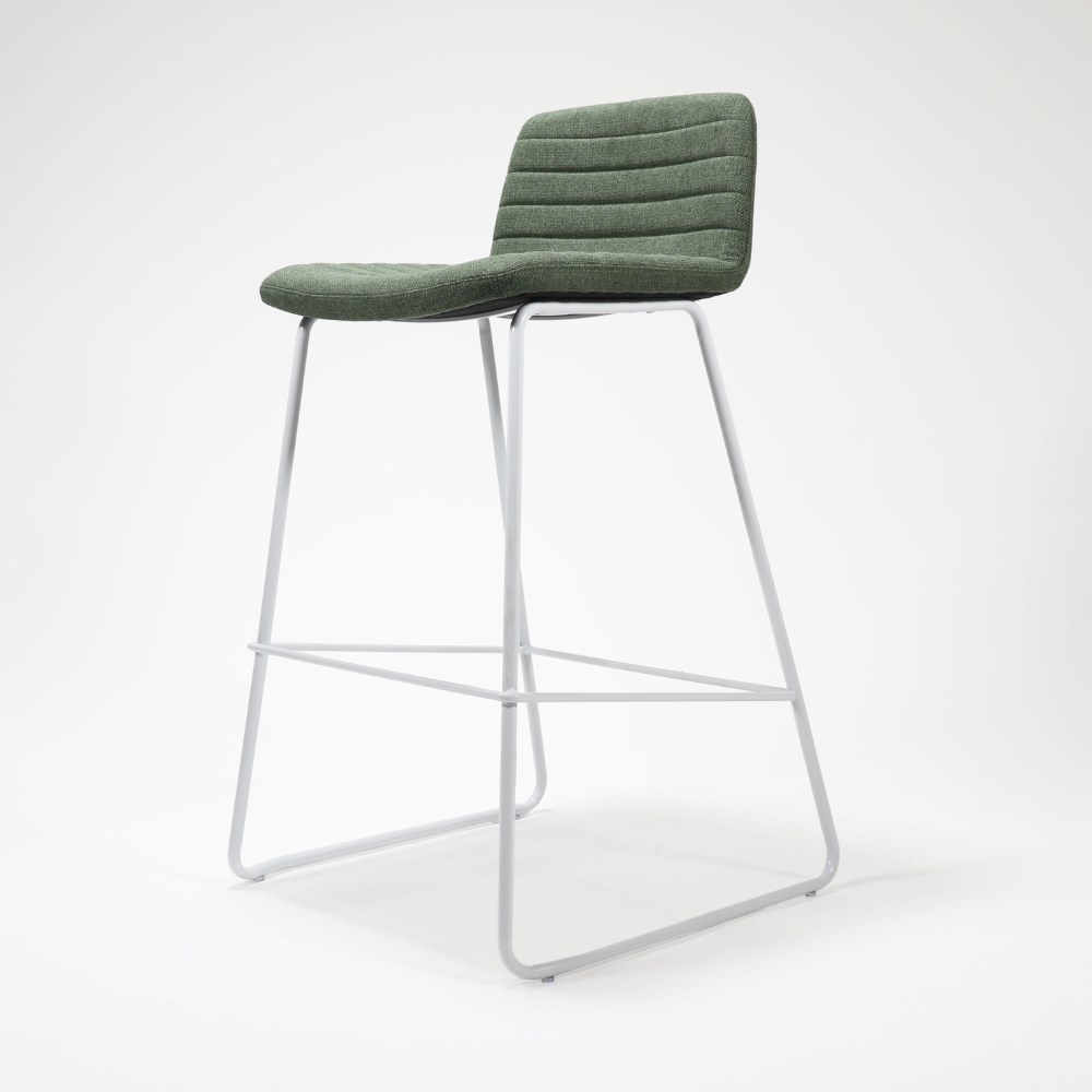 Chairs & Accessories - Rapidline Pixel Bar Stool 630mmH White Frame And ...