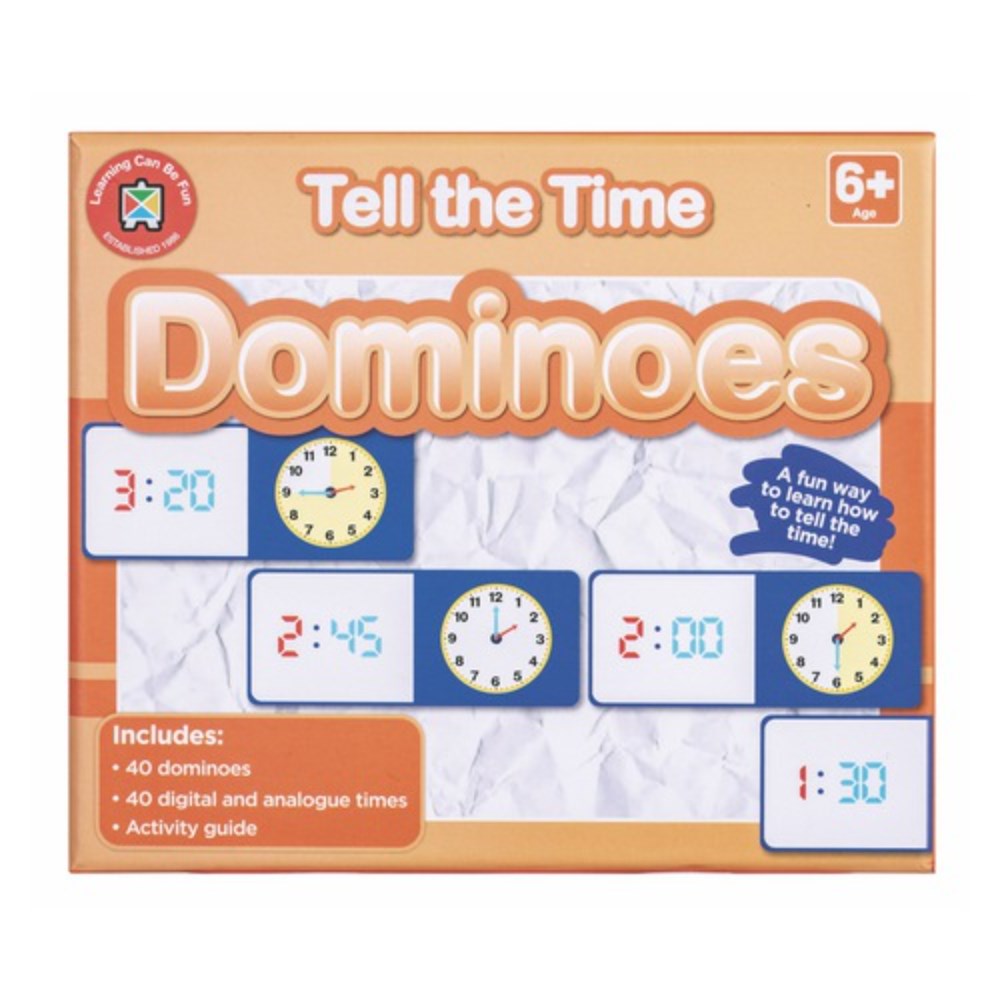 Early Learning - Learning Can Be Fun Tell the Time Dominoes - Stuart ...