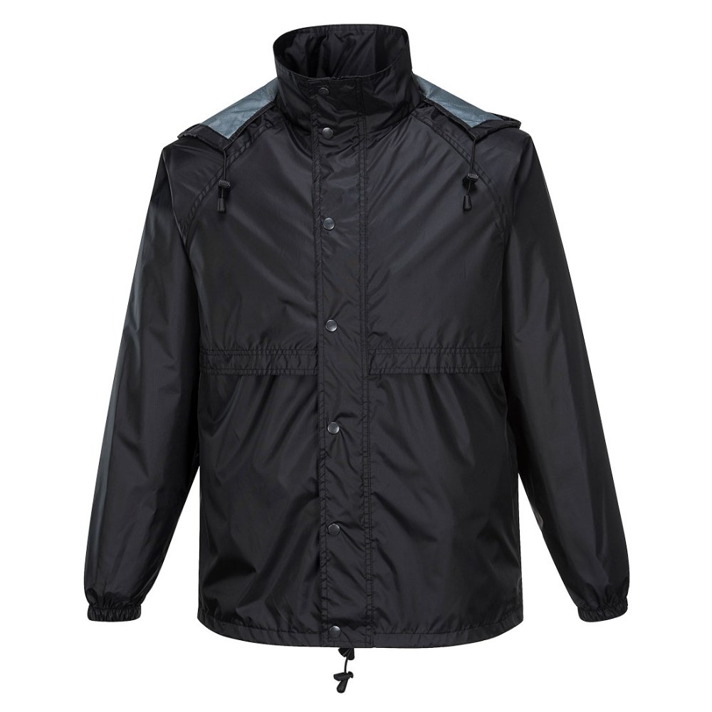 Safety - Huski Stratus Rain Jacket Large Black - Stuart and Dunn Office ...
