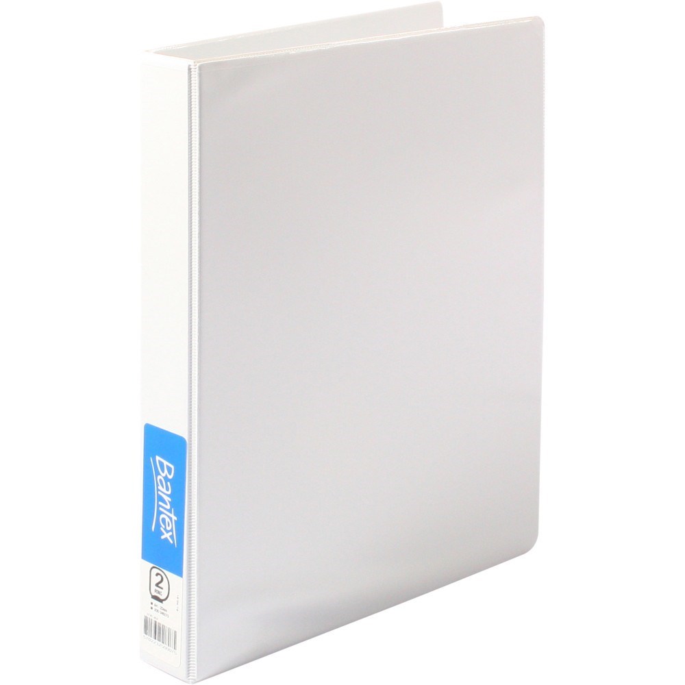 Binders & Folders - Bantex Insert Binder Standard A4 2D Ring 25mm White ...