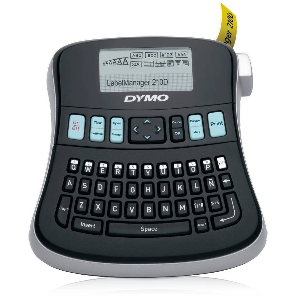 Labelling Machines & Accessories - DYMO LabelManager 210D All Purpose ...